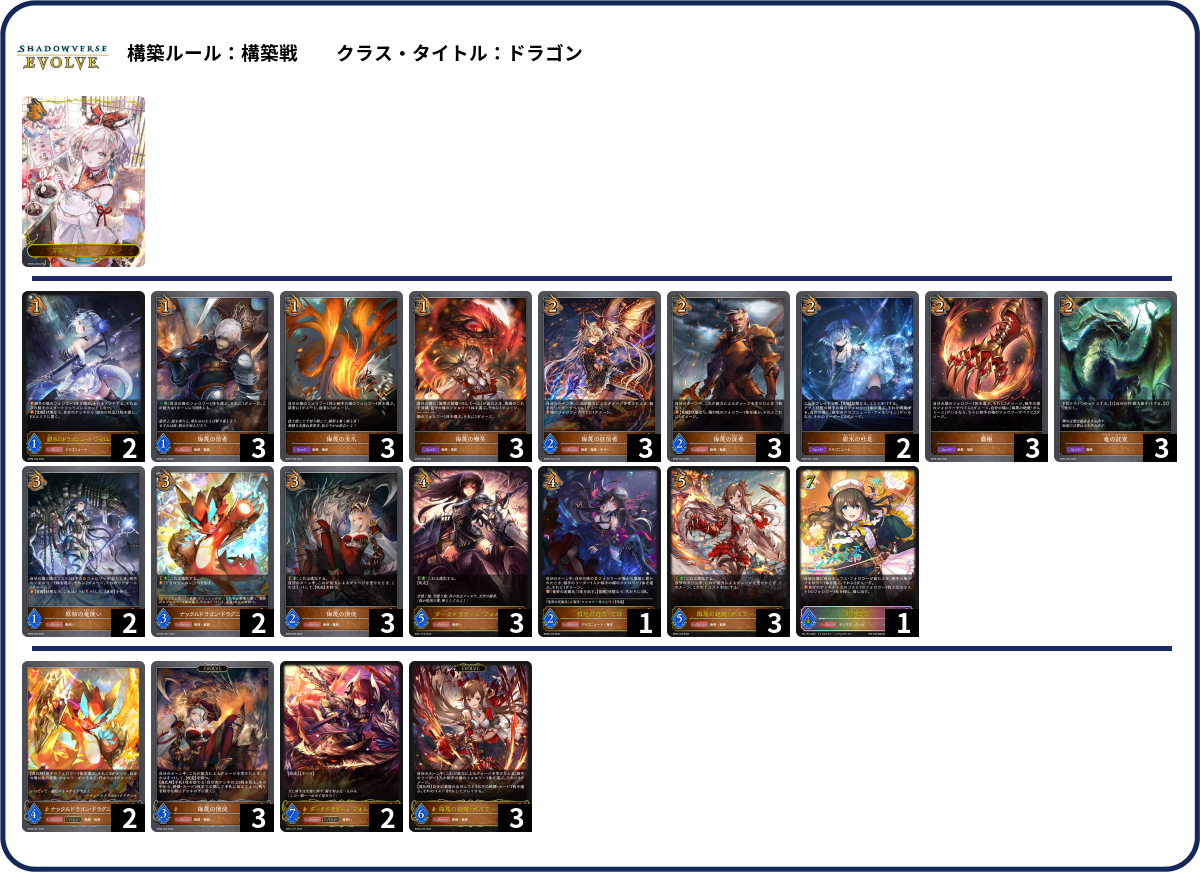 デッキコード「28CAG」のデッキ | DECK LOG（デッキログ）