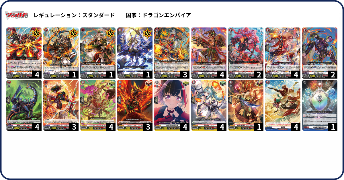 デッキコード「3E4X1」のデッキ | DECK LOG（デッキログ）