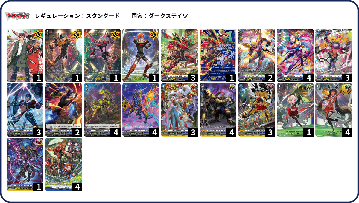 デッキコード「51DXA」のデッキ | DECK LOG（デッキログ）