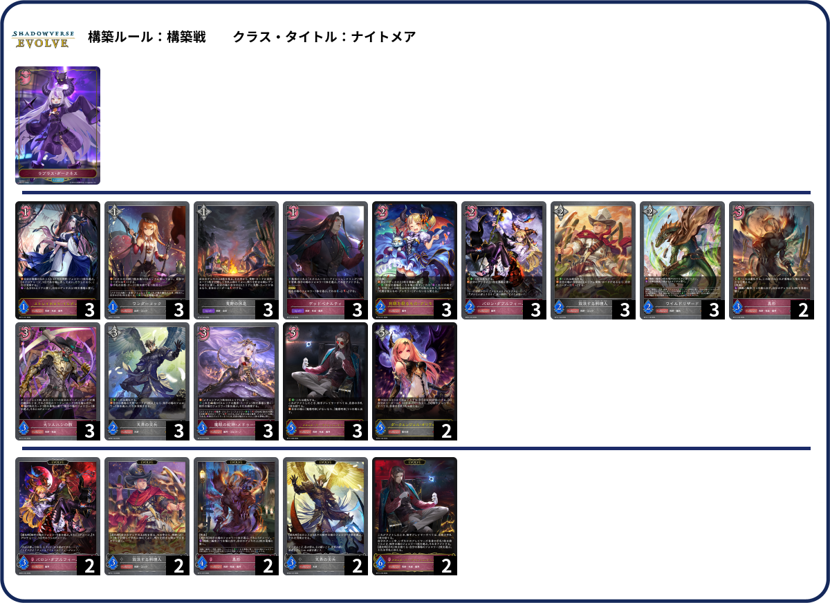 デッキコード「655RV」のデッキ | DECK LOG（デッキログ）